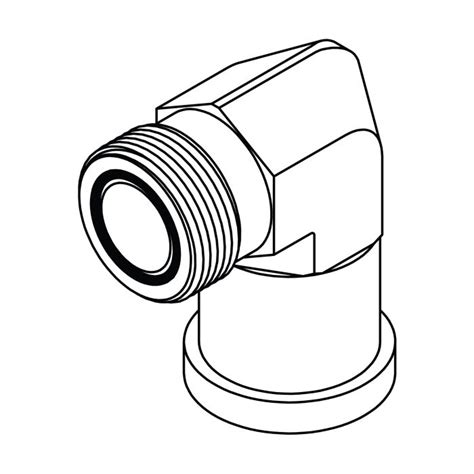 Orfs To Flange 90° Code 61
