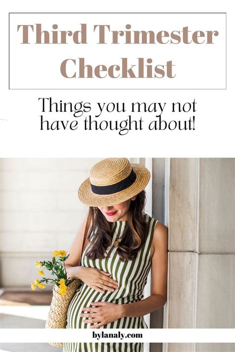 The Best Third Trimester Checklist Artofit