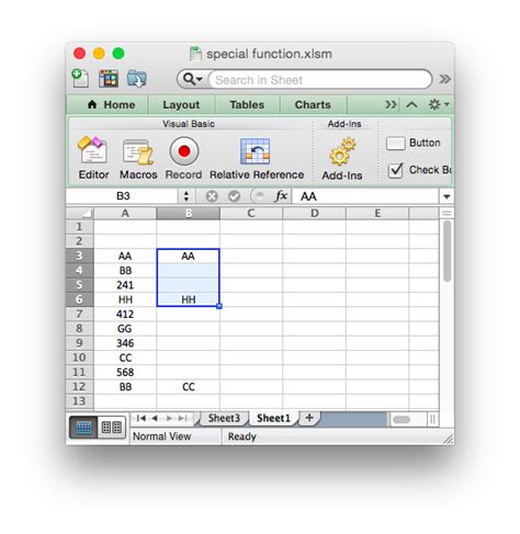 Memilih Non Contiguous Range Work Smart