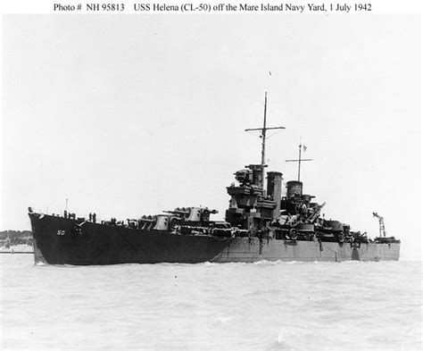 Naval Warfare Uss Helena Cl 50