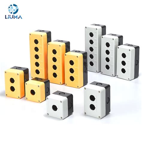 Waterproof Button Box Switch Control Box 12345 Hole Industrial Switch