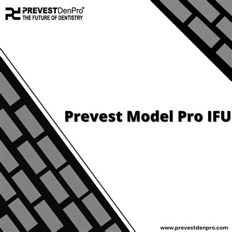 Prevest Model Pro IFU QR Code Prevest DenPro Limited