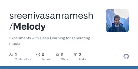 GitHub Sreenivasanramesh Melody Experiments With Deep Learning For Generating Music
