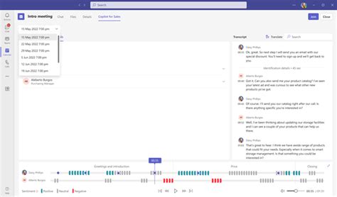 view and understand the meeting summary microsoft learn