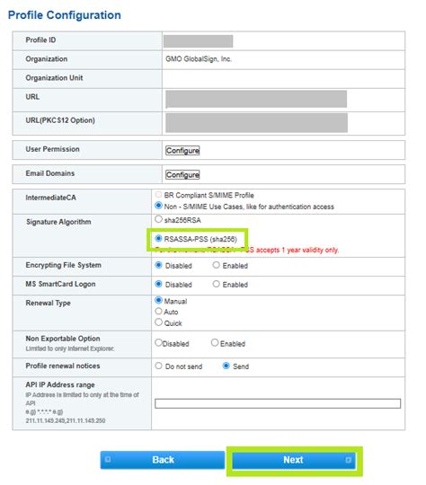 Rsassa Pss Signing Algorithm Support