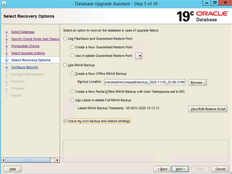 Oracle Database Upgrade From 12c To 19c Dba