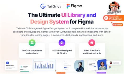 Finally Launched Tailgrids Figma On Product Hunt 🚀 👉 Musharof Chowdhury 15 Comments