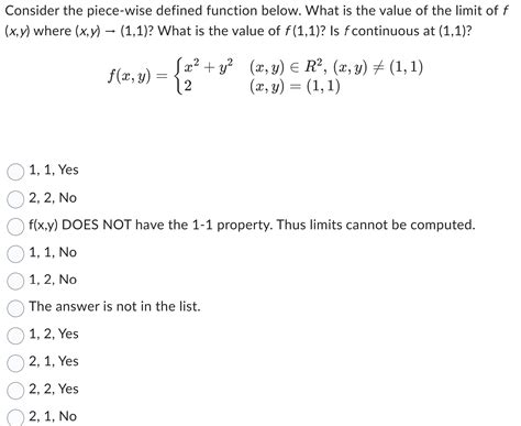 Solved Consider the piece-wise defined function below. What | Chegg.com