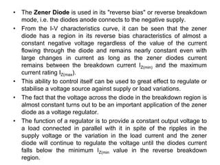 Zener Diodes Ppt Physics Science