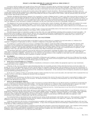 Fillable Online Sexual Misconduct Suspension The Impact Of Guilt In Members Of Fax Email Print