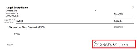 Creating A Check Signature
