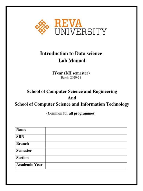 introduction to data science lab manual pdf interest regression