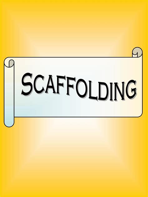 PPT Scaffolding PowerPoint Presentation Free Download ID