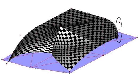 1 Dms Spline Surface The Triangular Mesh On The Bottom Part Of The