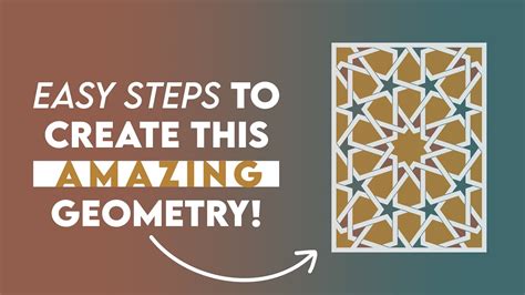 Easy And Quick Steps To Create A Beautiful Islamic Art Geometry Youtube
