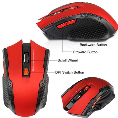 1600dpi Wireless Mouse Usb Wireless Gaming Mouse A Vicedeal