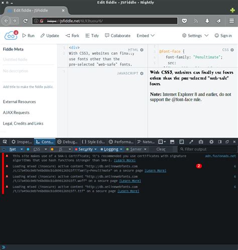 Css Font Not Working Stack Overflow
