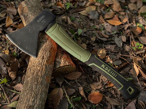 Kseibi Hatchet With Sheath Camping Axe For Splitting And