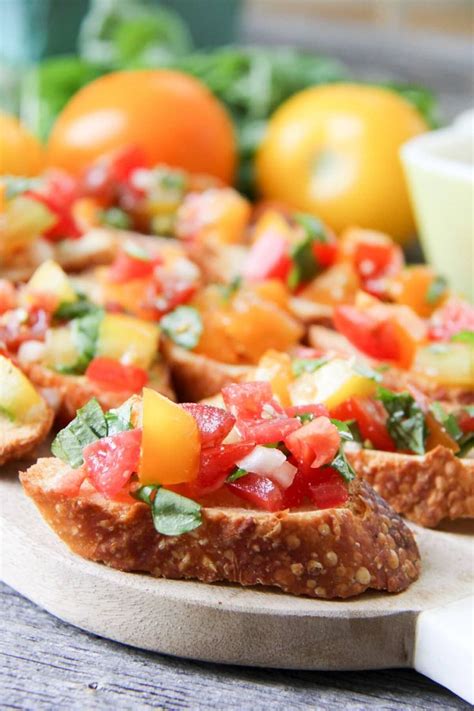 Delicious Tomato Basil Bruschetta