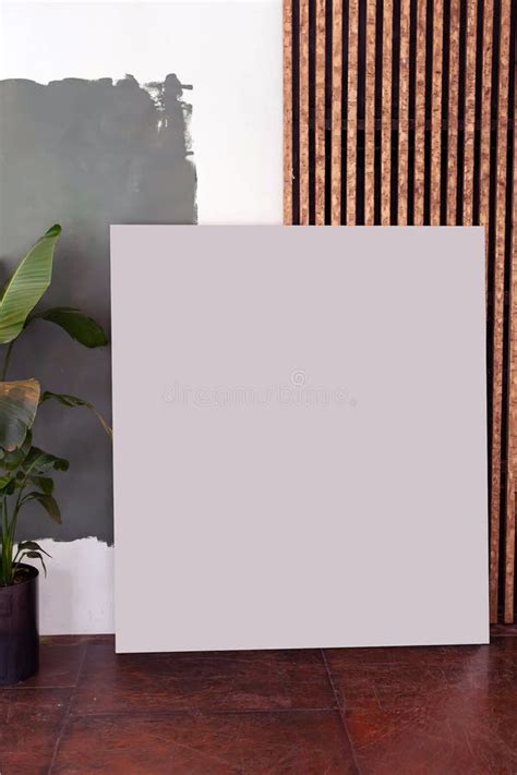 Empty Paper Mockup Simple Sheet Of Paper Template Stock Illustration