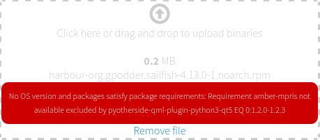 Harbour Uploading A New Version Fails Platform Development Sailfish OS Forum