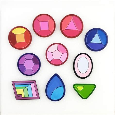Steven Universe Crystal Gems Box Set Steven Universe Pins Enamel Pins Boxed Set Pin Collection