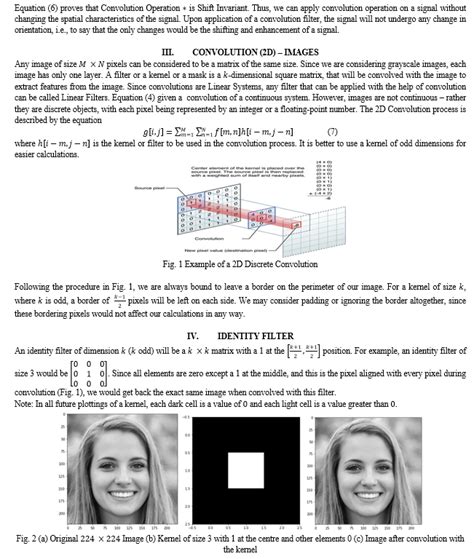 The Use Of Different Filters And Their Effects On Convolution With Grayscale Images