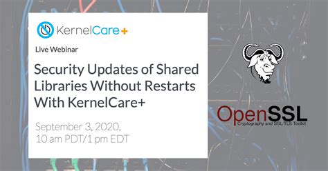 Security Updates Of Shared Libraries Without Restarts With Kernelcare Tuxcare