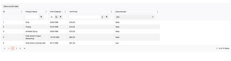 Grid Stored State Does Not Restore To Full Grid Width