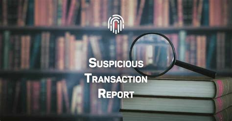 Suspicious Transaction Report Str Suspicious Activity Report Sar