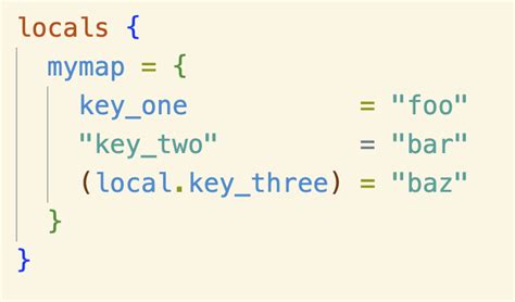 map keys are inconsistently highlighted · issue 1138 · hashicorp