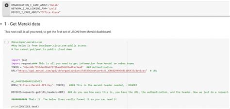Get Hands On With The Meraki Api In The Devnet Sandbox Cisco Central