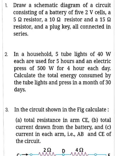 Circuit Diagram Questions Pdf