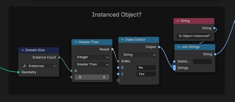 How To Read The Instance Object Type In Geometry Node Blender