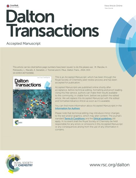 Pdf Synthesis And Order Disorder Transition In A Novel Metal Formate