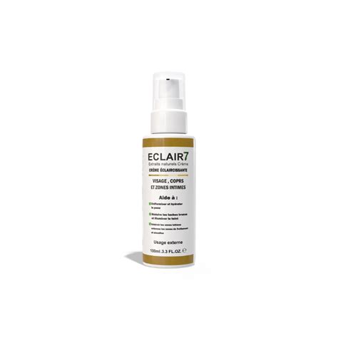 Eclair 7 Cream 100ml Natural Brightening Care For Face Body