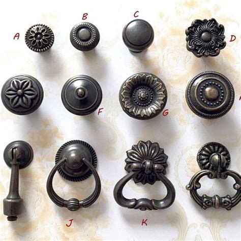 Drop Dresser Knobs Pulls Drawer Knob Pull Handles Knobs Ring Etsy
