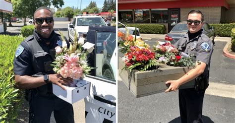 Police Deliver Mothers Day Flowers After Arresting Delivery Driver For