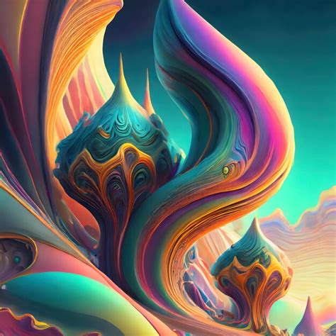 Premium Photo Abstract 3d Effect Gradient Shapes