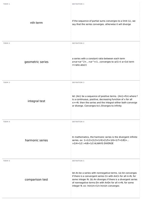 Chapter 8 Math 212 Calculus Ii Docsity