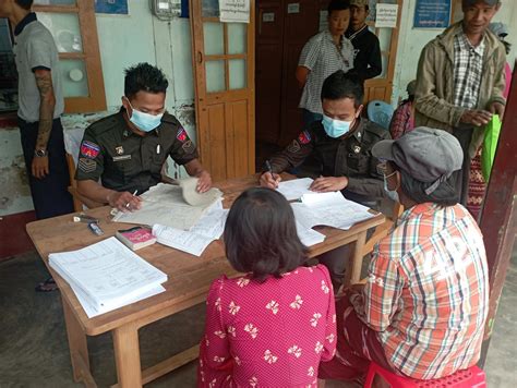 နတ်တလင်းမြို့နယ်တွင် ပန်းခင်းစီမံချက်ဖြင့် အိမ်ထောင်စု လူဦးရေစာရင်းနှင့် နိုင်ငံသားစိစစ်ရေးကတ်မ