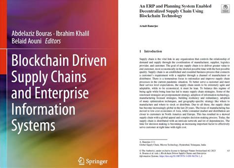 Dr Arnab Banerjee On Linkedin Technology Supplychain Blockchain