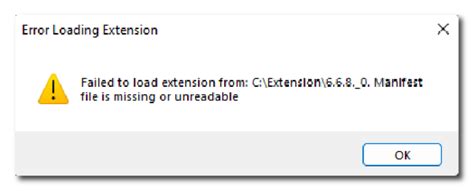 Solve And Fix Chrome Failed To Load Extension Manifest