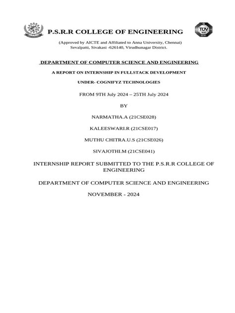 project report pdf web development world wide web