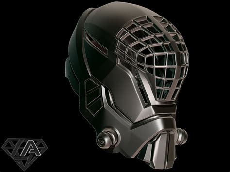 Mass Effect Custom Helmet 3d Model 3d Printable Cgtrader