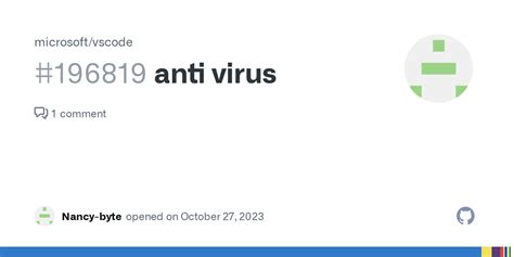 Anti Virus · Issue 196819 · Microsoftvscode · Github