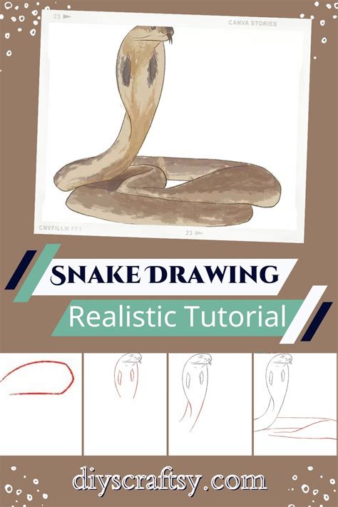 17 Snake Drawing Ideas How To Draw Snake DIYsCraftsy