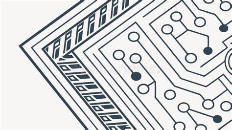 Abstract Angled Circuit Board Pattern Symbolizing Precision Tech Vector Design Generative Ai