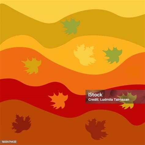 여러 가지 빛깔의 가을 추상적인 배경이 나뭇잎 색으로 겹겹이 쌓여 있다 0명에 대한 스톡 벡터 아트 및 기타 이미지 0명 10월 11월 Istock