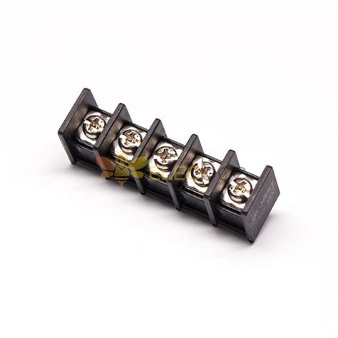 Right Angle Pcb Terminal Block Black Pin Pcb Mount Connector For Cable